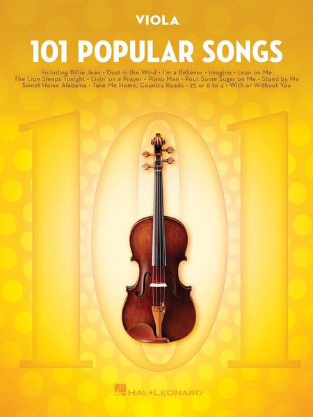101 Popular Songs for Viola – Bows For Strings